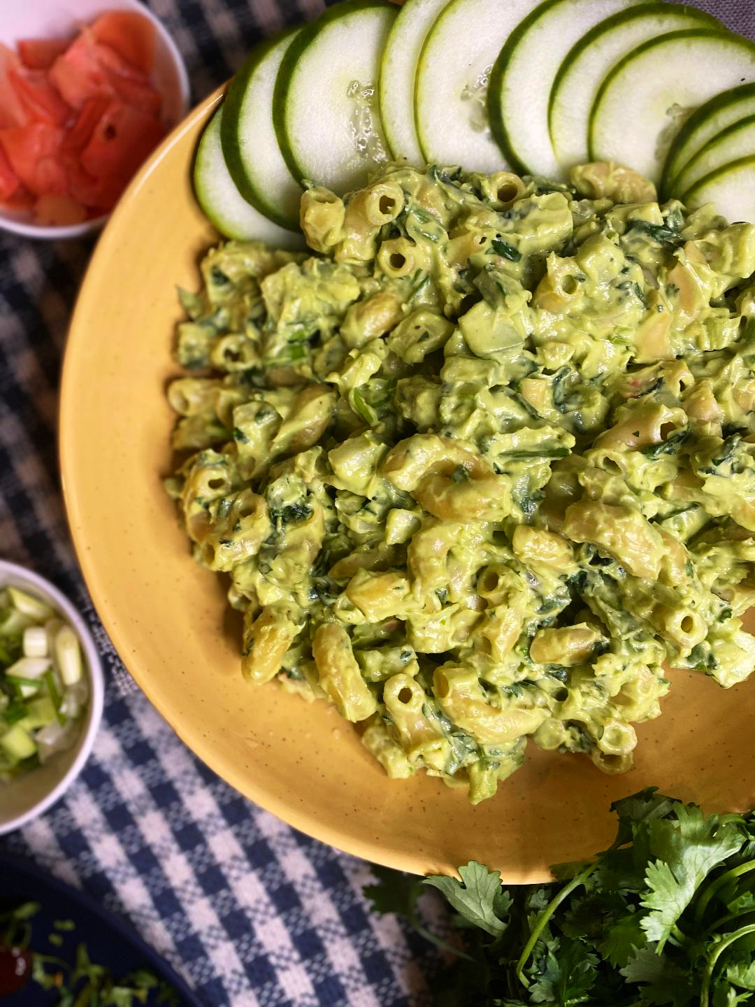 Avocado Wasabi Pasta Salad - Two & A Knife Marissa Bolden